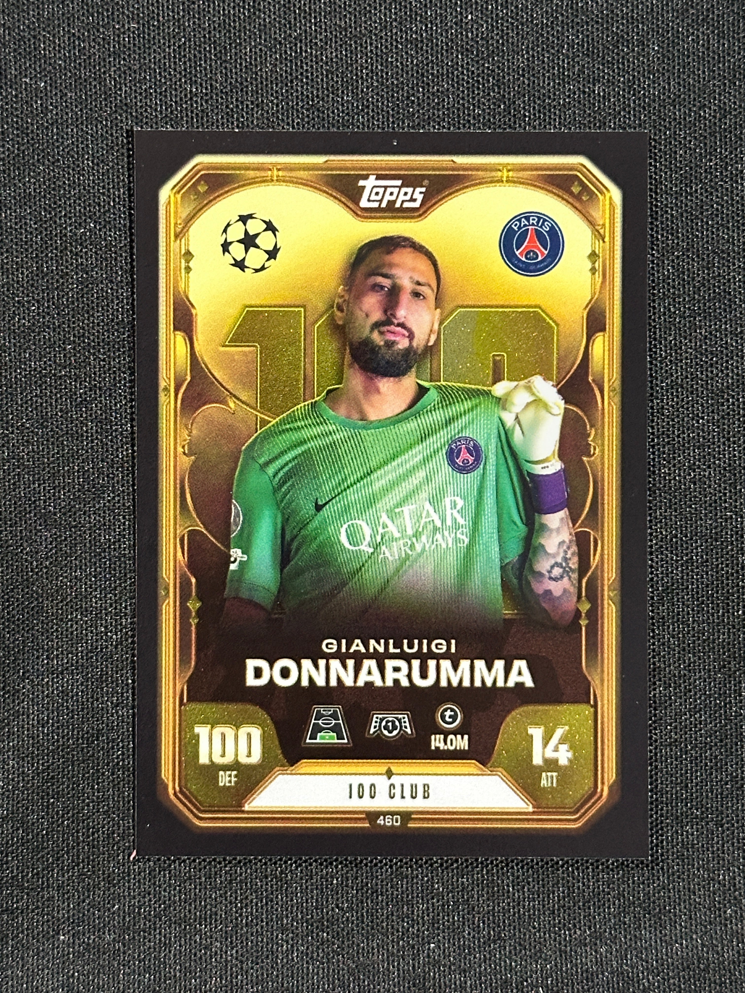460 Gianluigi Donnarumma PSG 100 Club - Topps Match Attax 2025/26 ...
