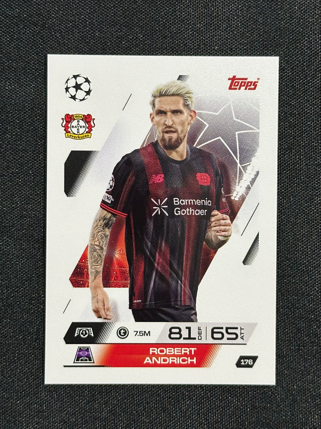 176 Robert Andrich Bayer Leverkusen Base - Topps Match Attax 2025/26 ...
