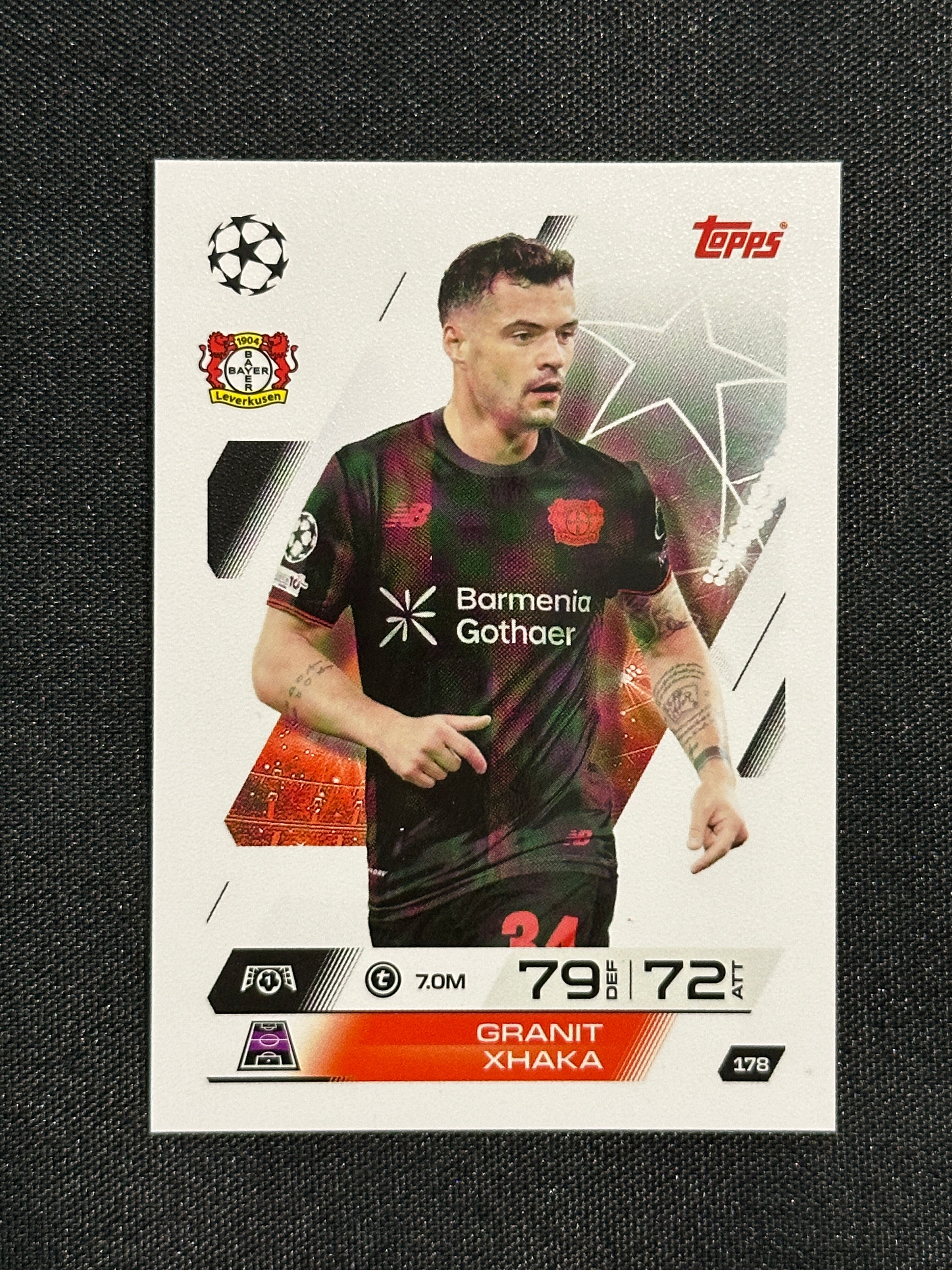 178 Granit Xhaka Bayer Leverkusen Base - Topps Match Attax 2025/26 ...
