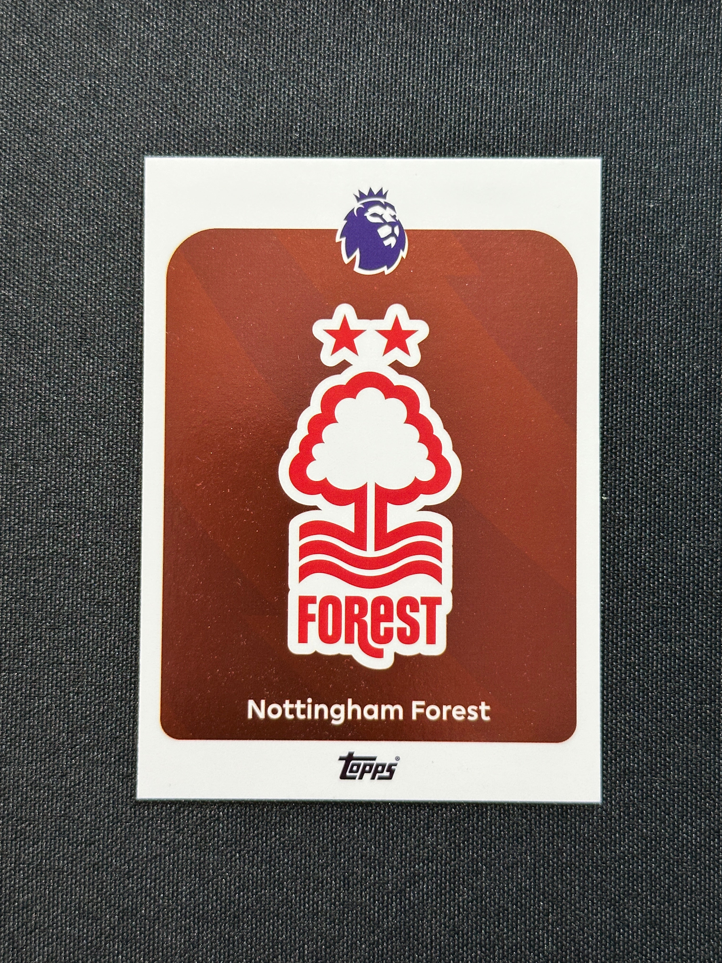 235 Team Badge Nottingham Forest Base - Topps Premier League 2026 ...