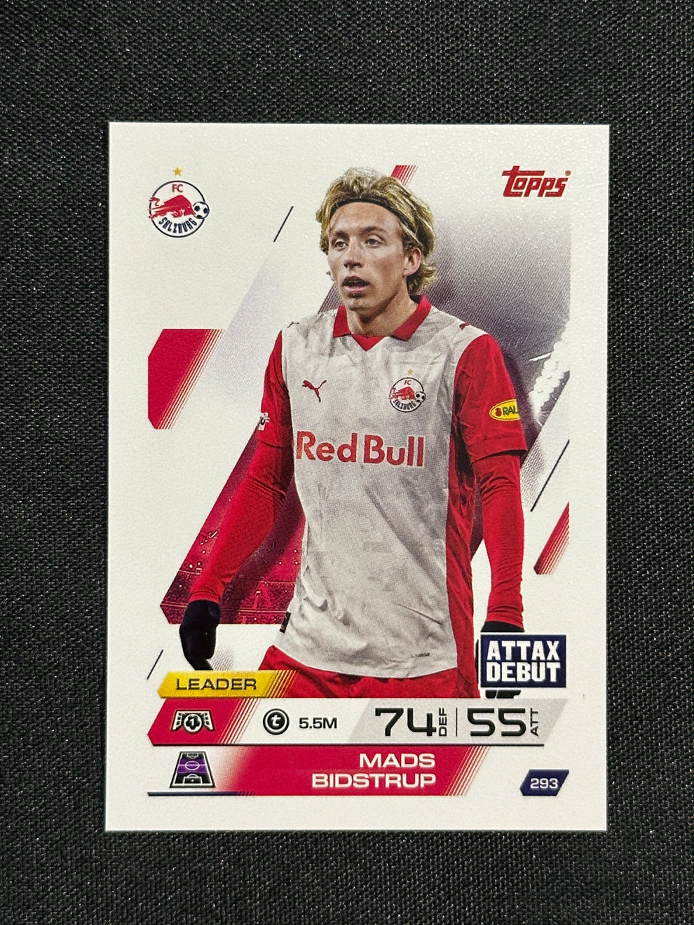 293 Mads Bidstrup FC Salzburg Base - Topps Match Attax 2025/26 ...