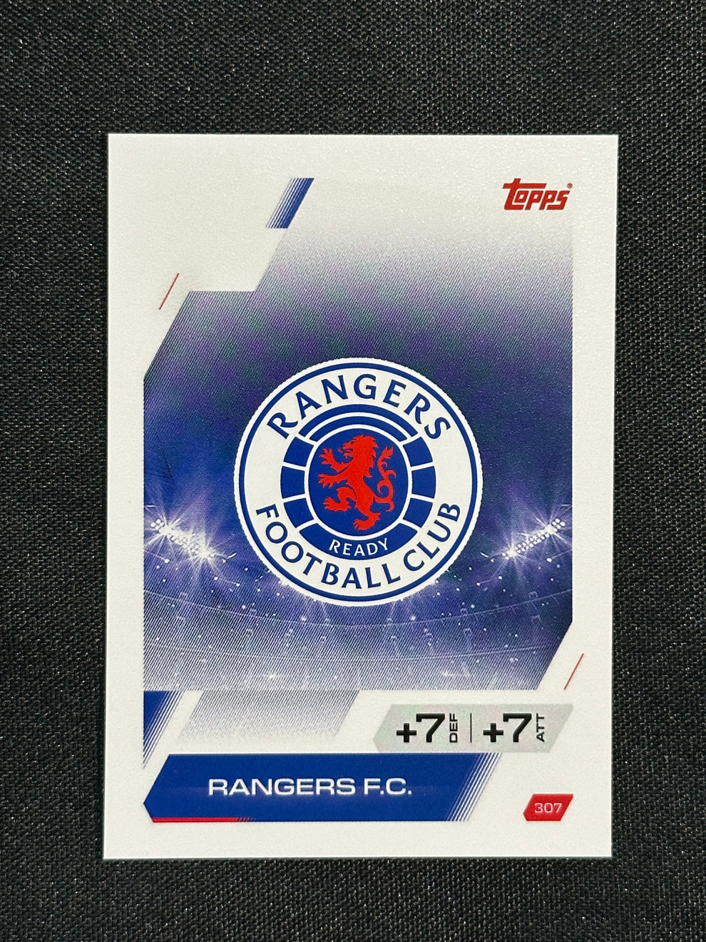 307 Team Badge Rangers Base - Topps Match Attax 2025/26 – LukeSolve.com