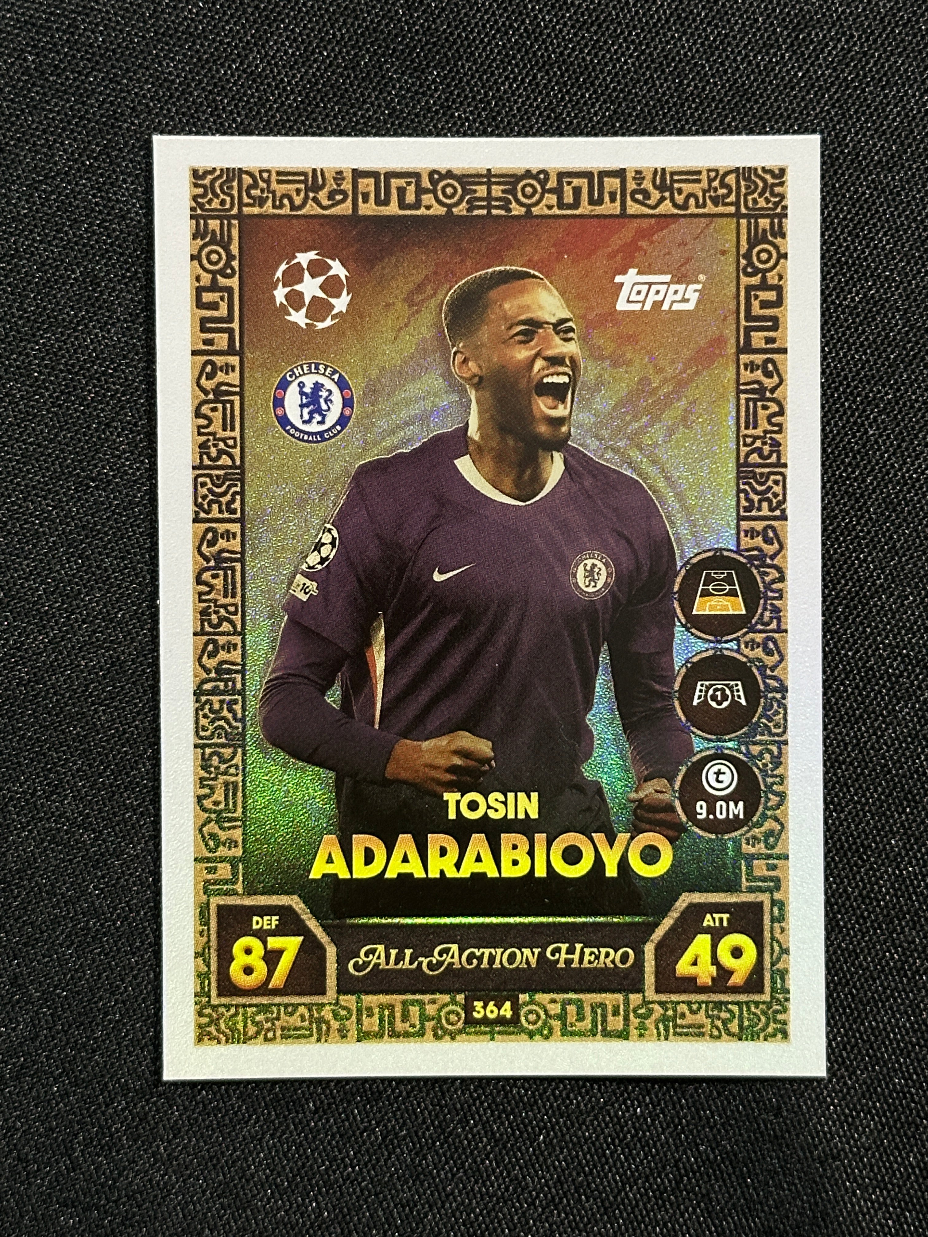 364 Tosin Adarabioyo Chelsea All-Action Hero - Topps Match Attax 2025/ – LukeSolve.com