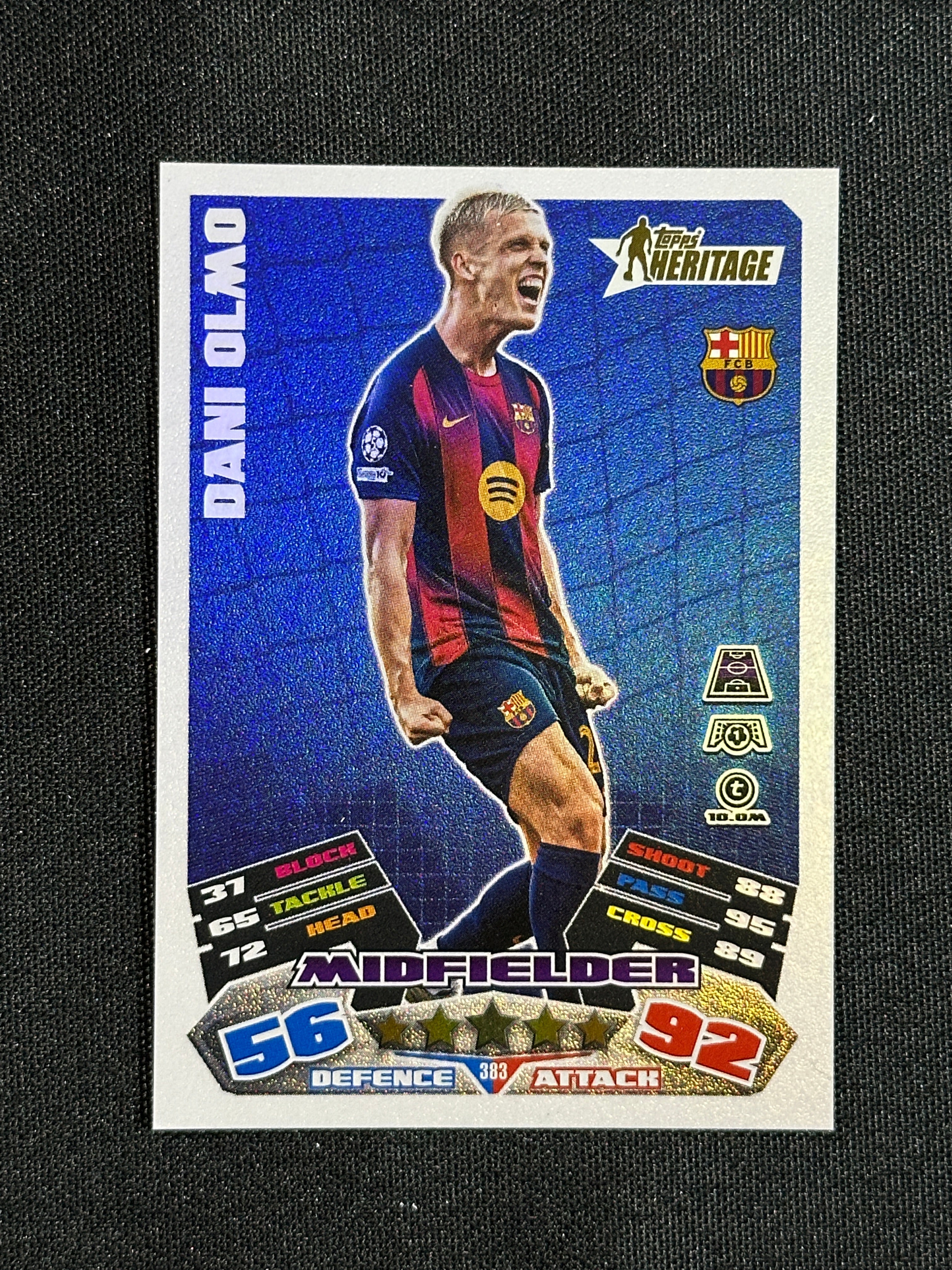 383 Dani Olmo Barcelona Heritage - Topps Match Attax 2025/26 ...