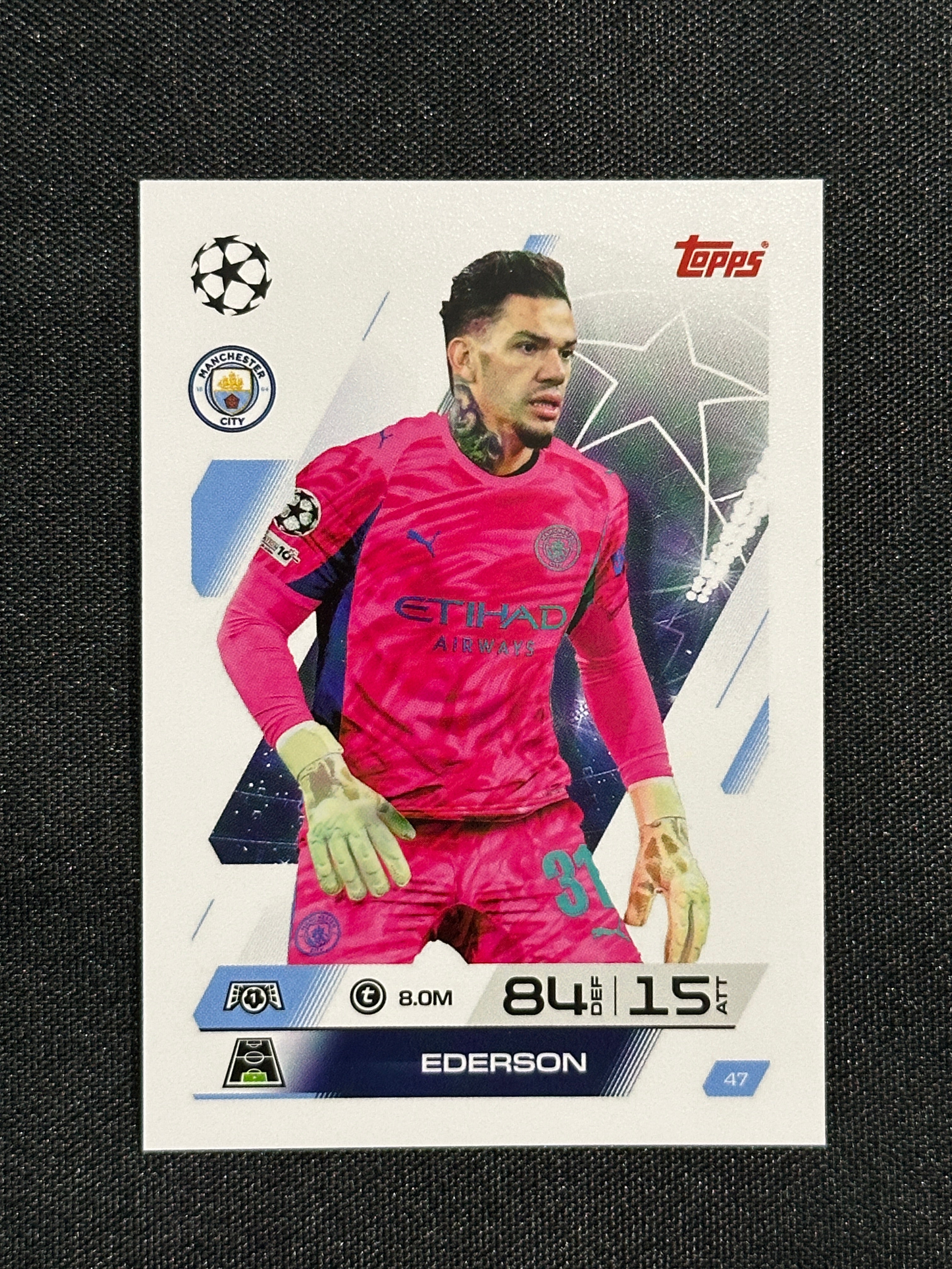 47 Ederson Manchester City Base - Topps Match Attax 2025/26 – LukeSolve.com