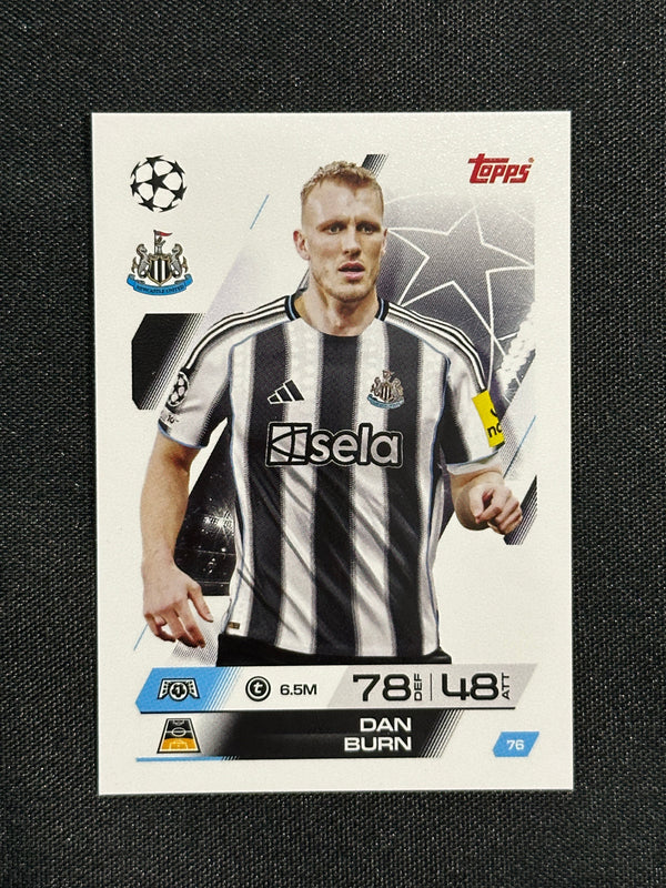 76 Dan Burn Newcastle United Base - Topps Match Attax 2025/26 ...