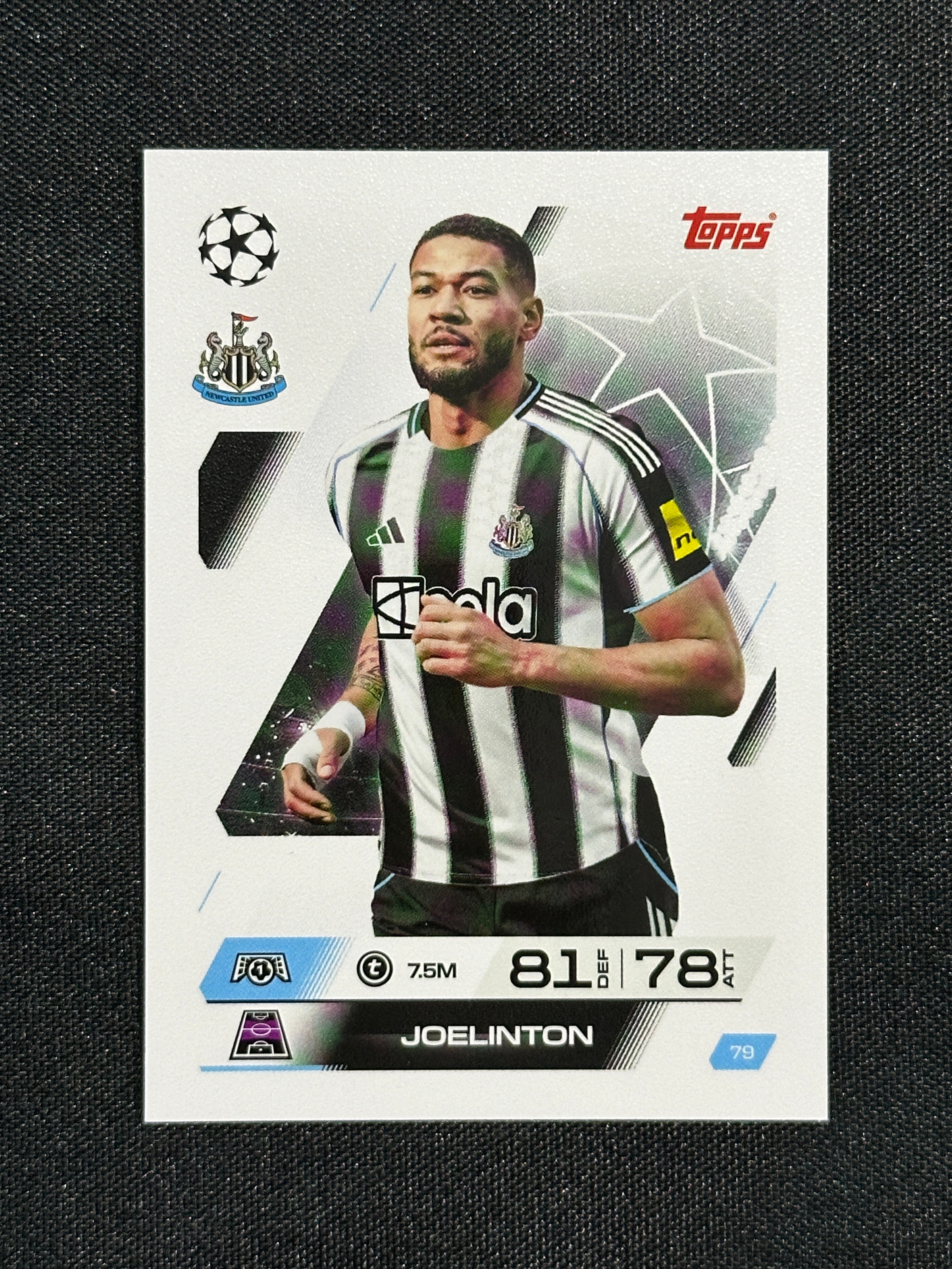 79 Joelinton Newcastle United Base - Topps Match Attax 2025/26 ...