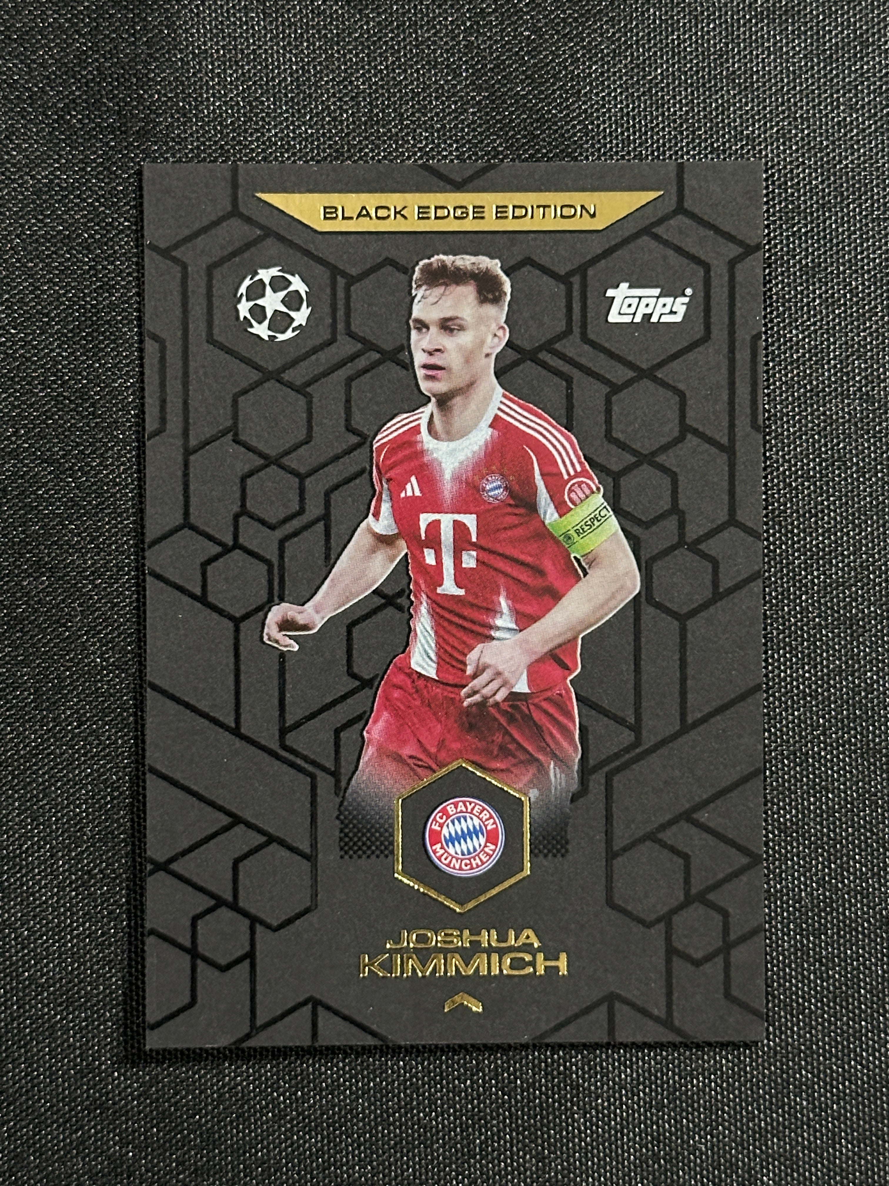 BE 6 Joshua Kimmich Bayern München Black Edge Edition - Topps Match At ...