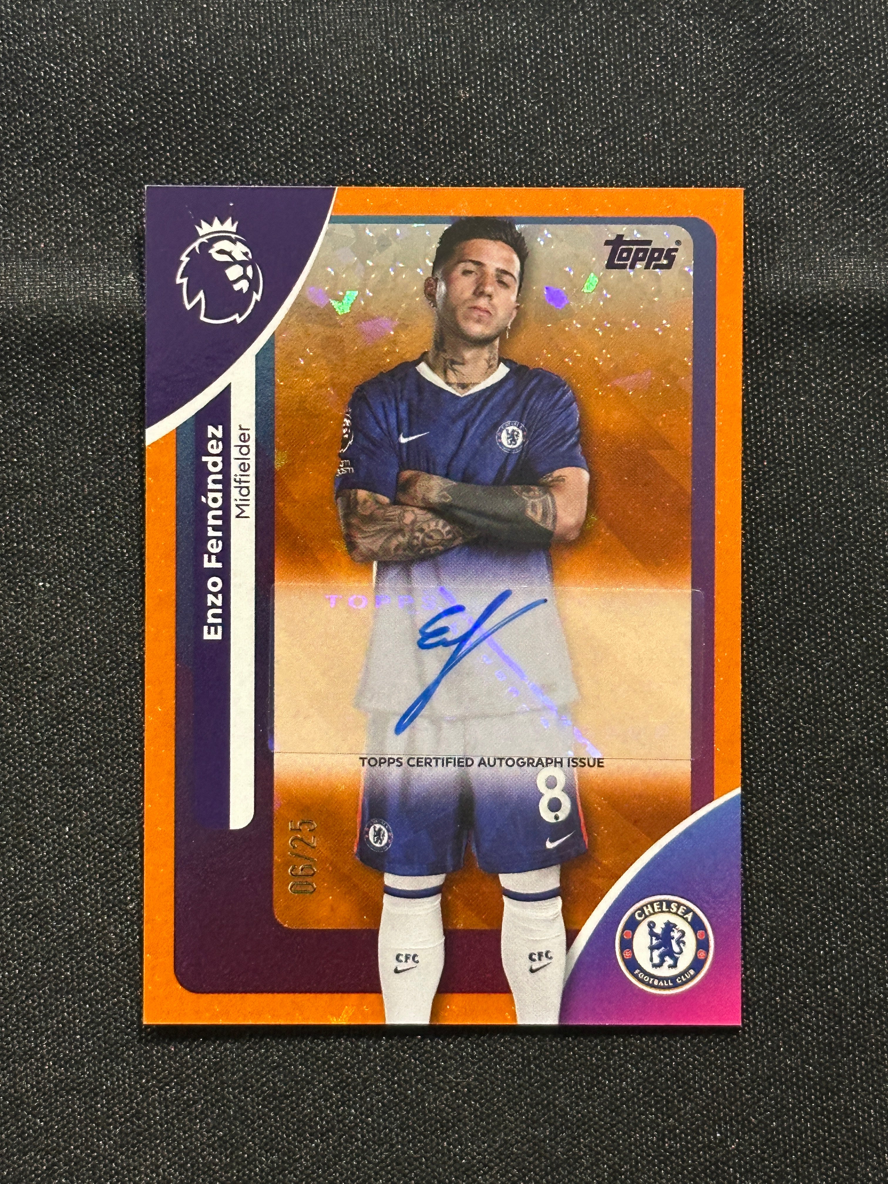 Enzo Fernandez Autograph 06/25 - Topps Premier League 2026 – LukeSolve.com