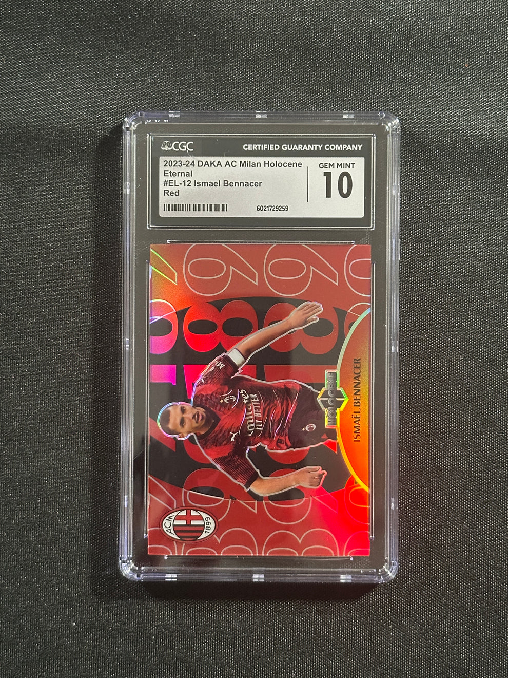 Ismael Bennacer Numbered Parallel 03/05 CGC10 - DAKA AC MIlan 2023/24 ...