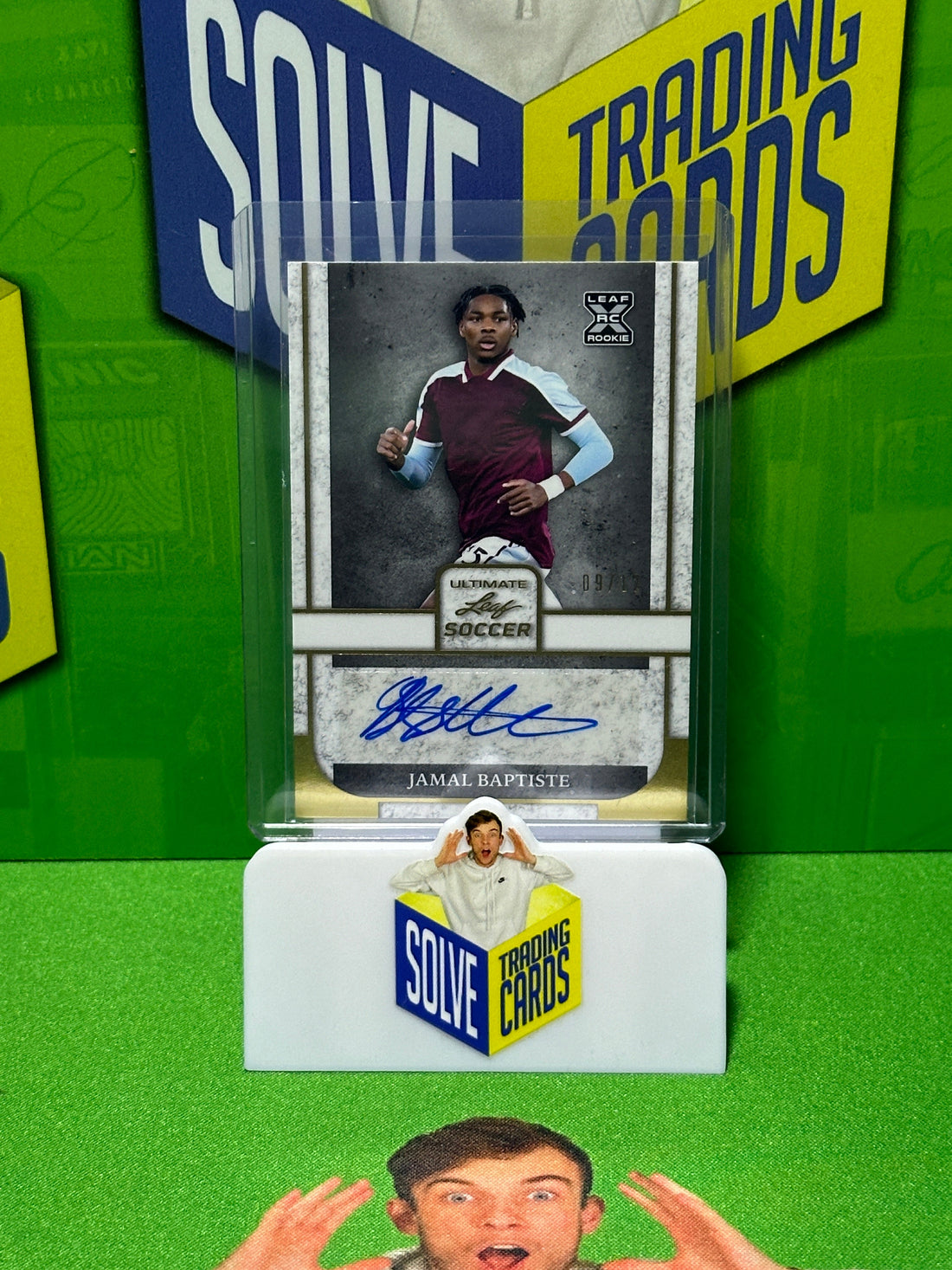 Jamal Baptiste Autograph 09/12 - Leaf Ultimate Soccer 2022 – LukeSolve.com