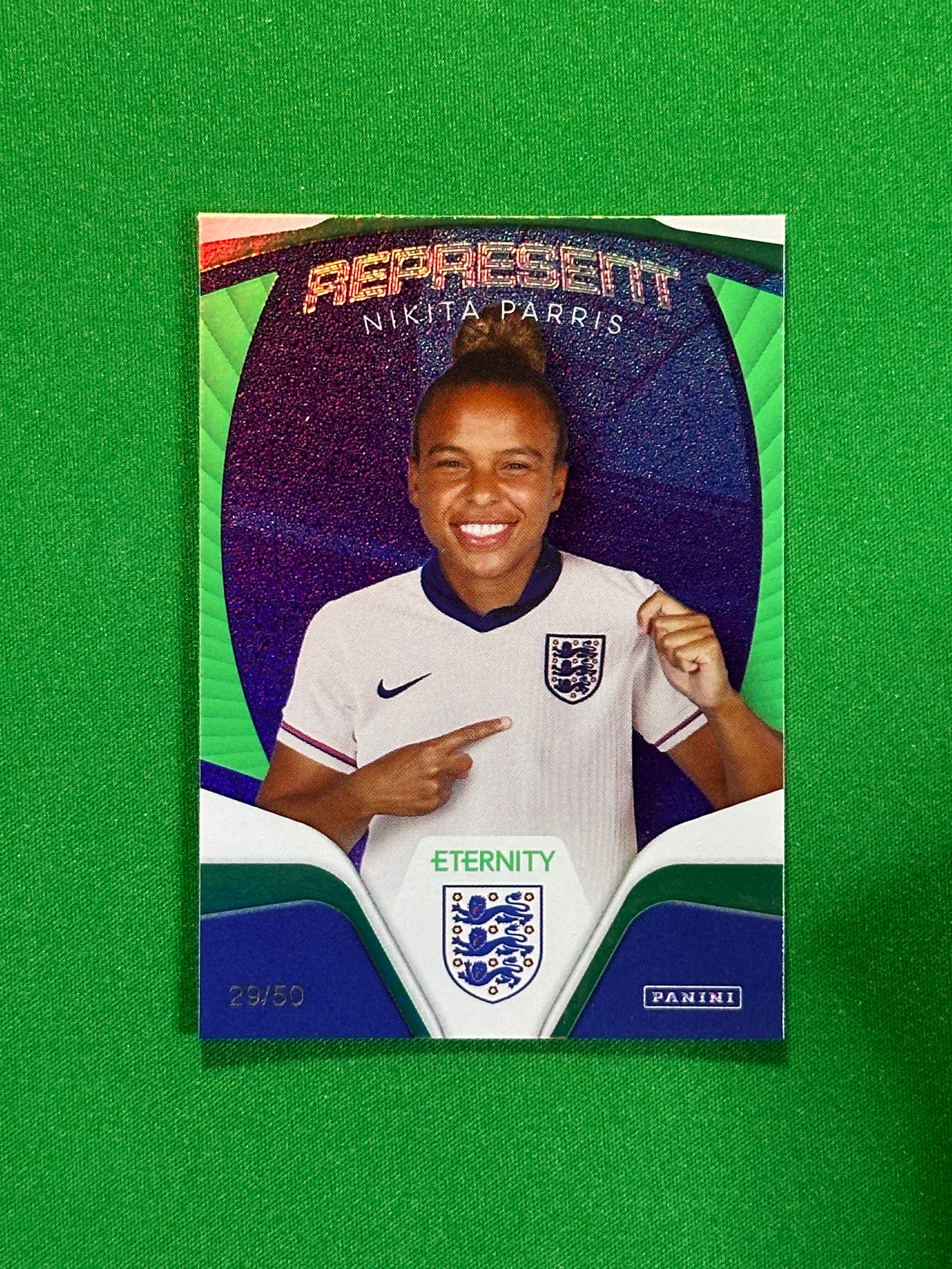 Nikita Parris Represent 29/50 - Panini Lionesses Eternity 2025 ...