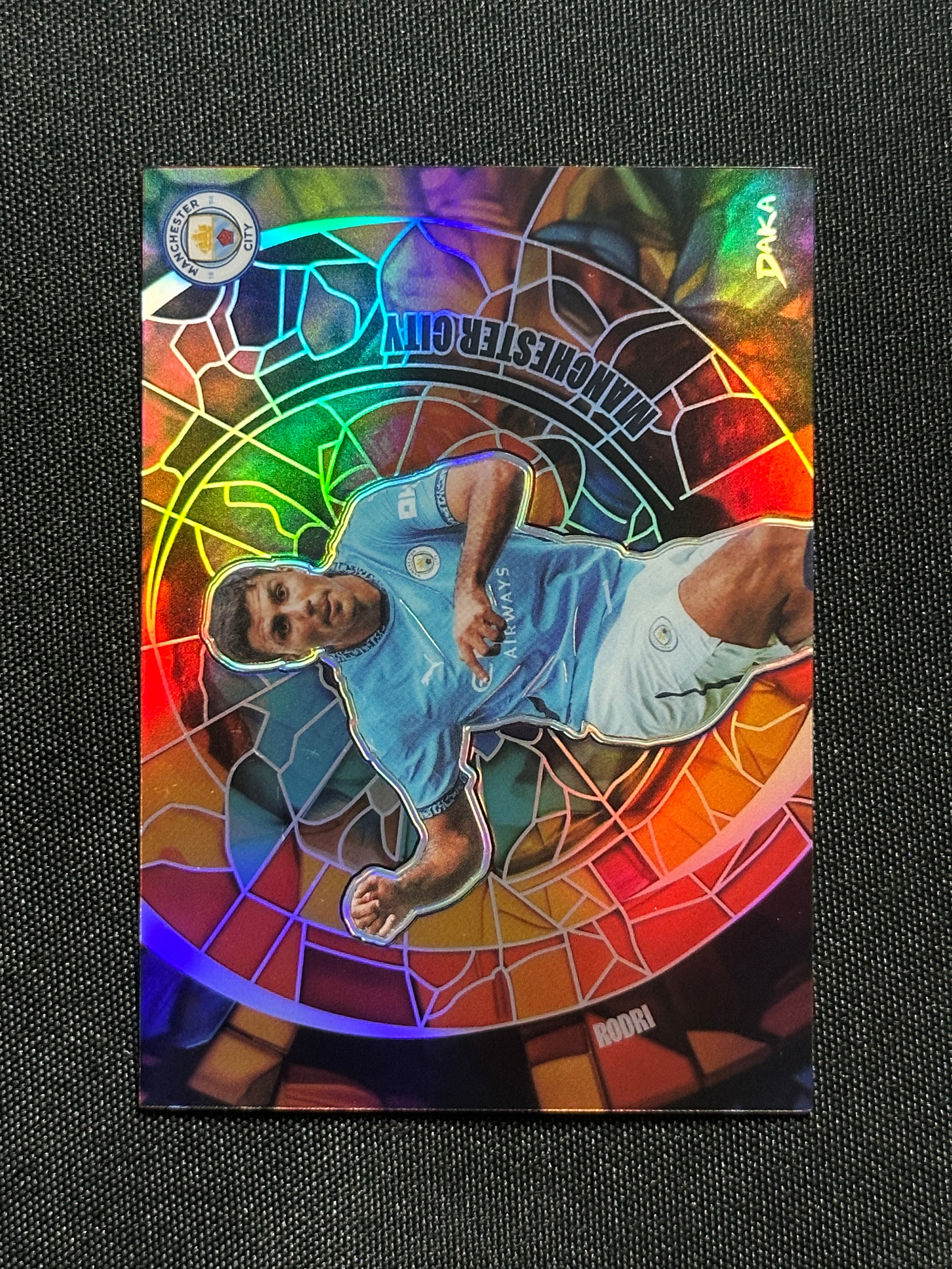 Rodri Numbered Parallel 32/35 - Daka Manchester City One & Two 2024/25 ...