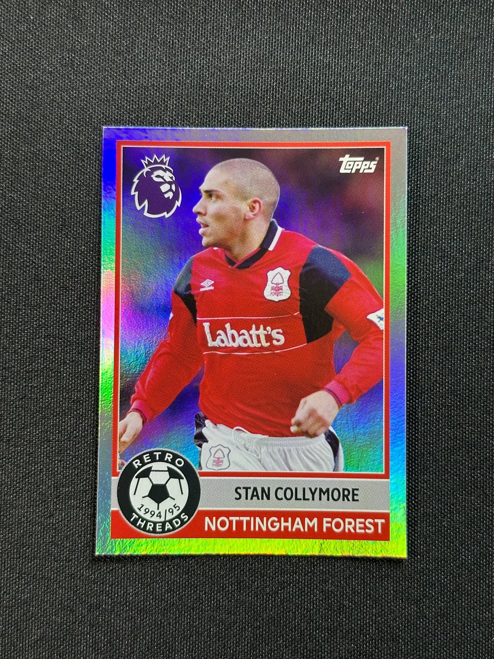 Stan Collymore Nottingham Forest Retro Threads - Topps Premier League ...