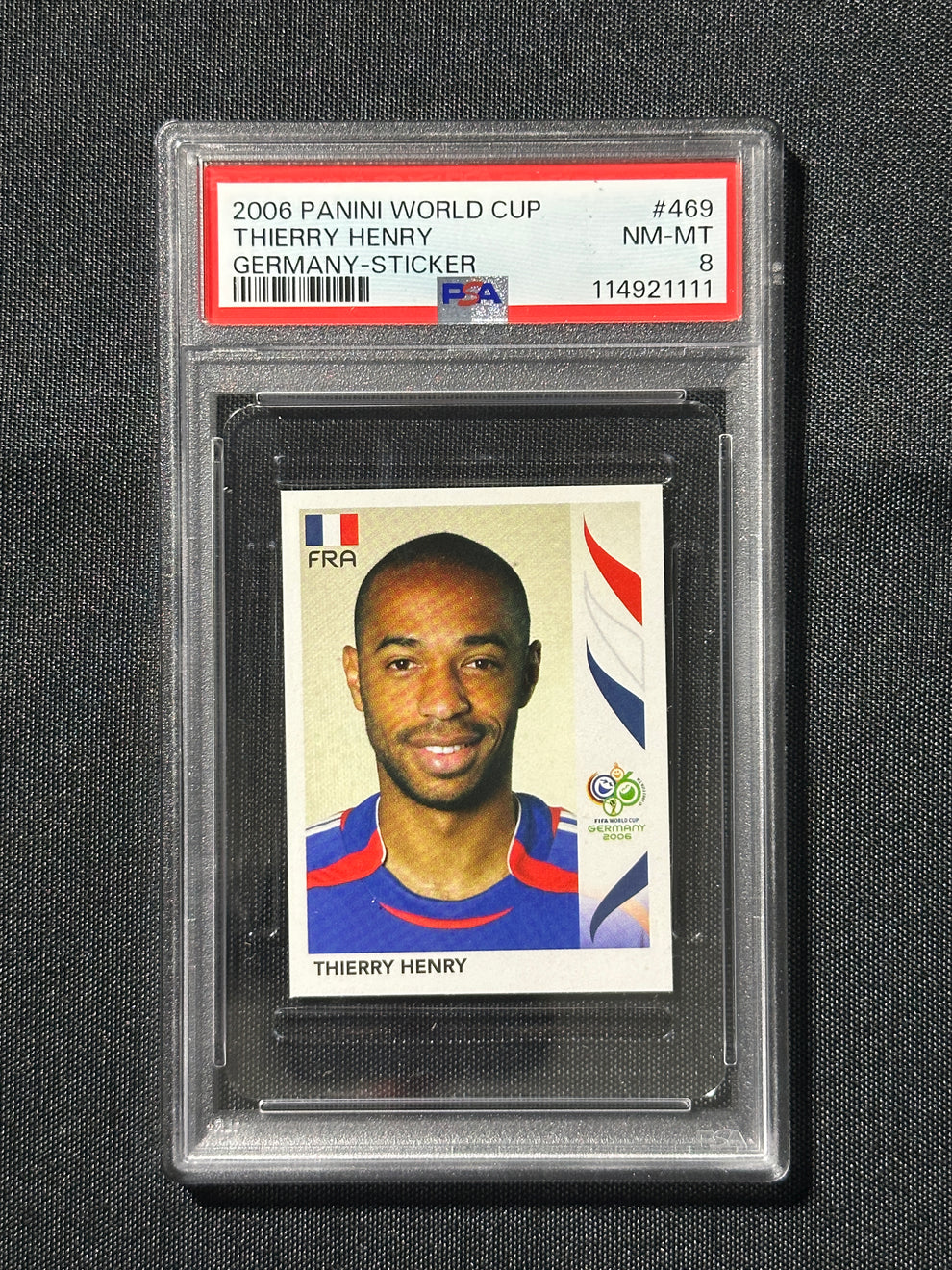 Thierry Henry Sticker - 2006 Panini World Cup - PSA 8 – LukeSolve.com