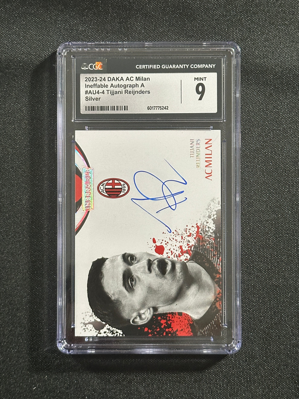 Tijjani Reijnders Autograph 65/90 CGC9 - DAKA AC MIlan 2023/24 ...